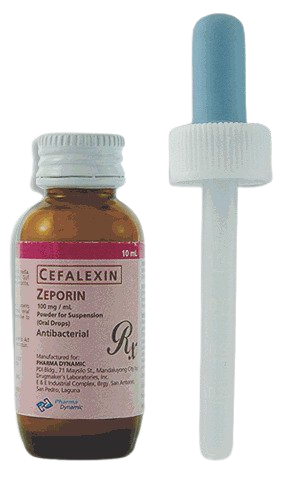 ZEPORIN Cefalexin 100mg / mL Powder for Suspension (Oral Drops) 10mL ...